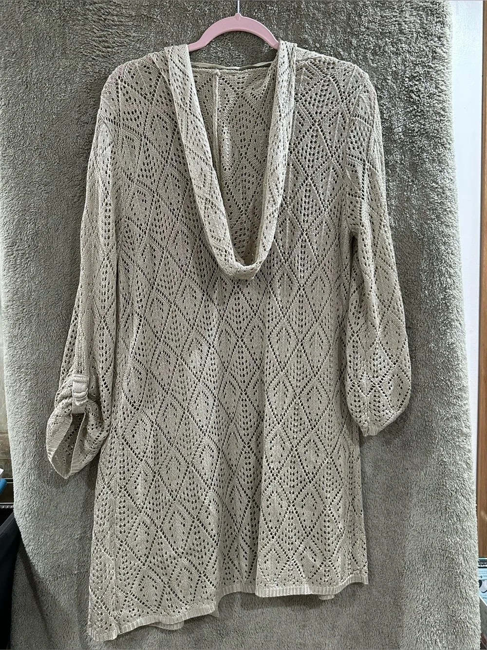 Cato | Sweaters | Cato Openfront Crochet Cardigan Sweater Cream | Poshmark